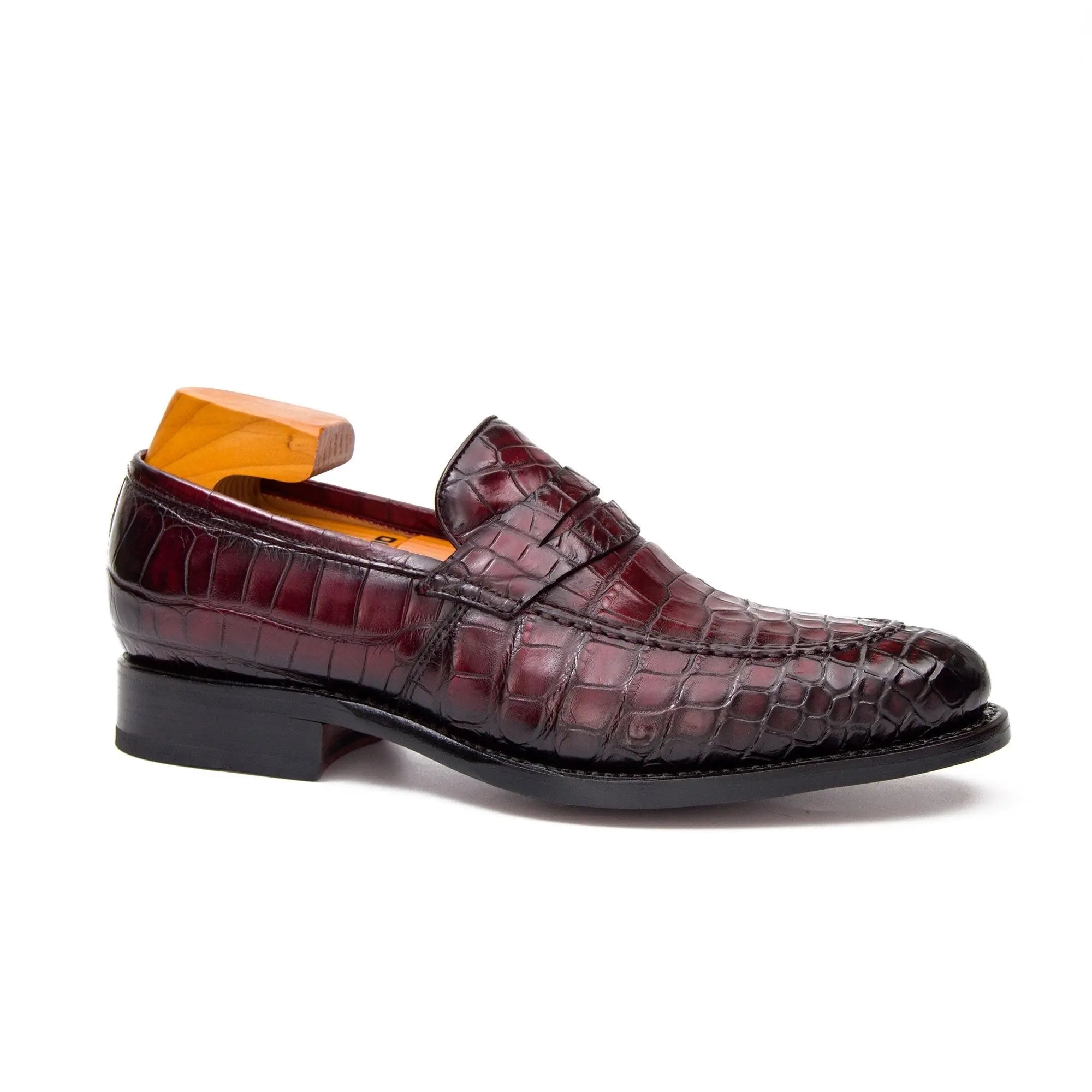 Elegant Alligator Leather Loafers - Handmade with Goodyear Welt